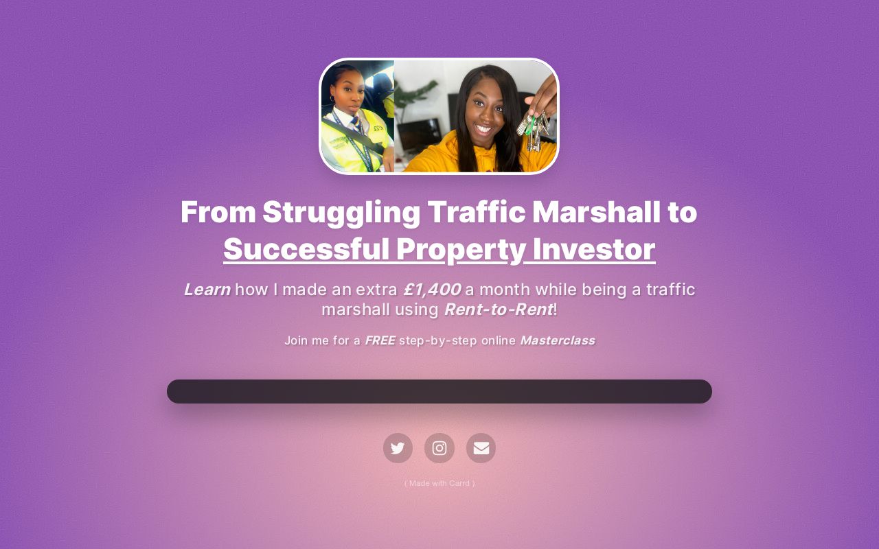 From Traffic Marshall to Property Investor